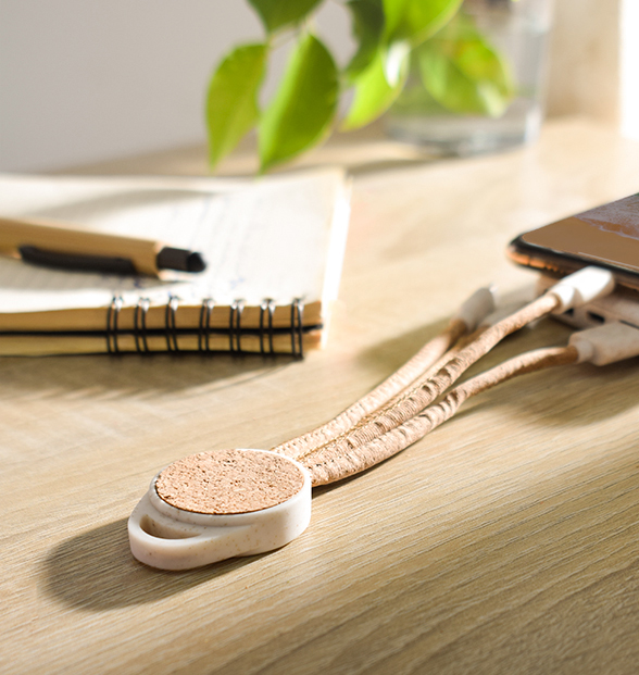 Sustainable Cork Charger Cables