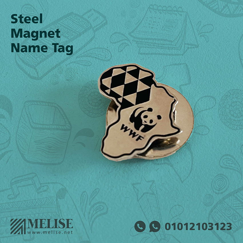 Steel - Magnet Name Tag | Printed Logo | Melise Egypt